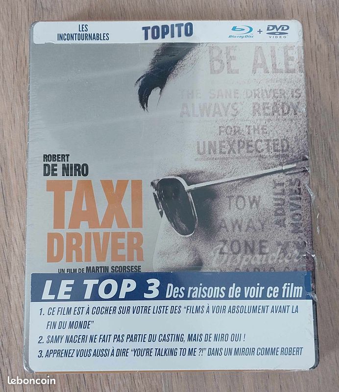 Film blu ray Taxi Driver steelbook neuf - DVD - Films