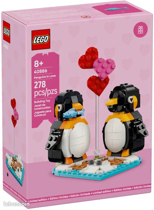 LEGO SAISONNIER 40886 pingouins saint valentin NEUF et SCELLE - Jeux ...