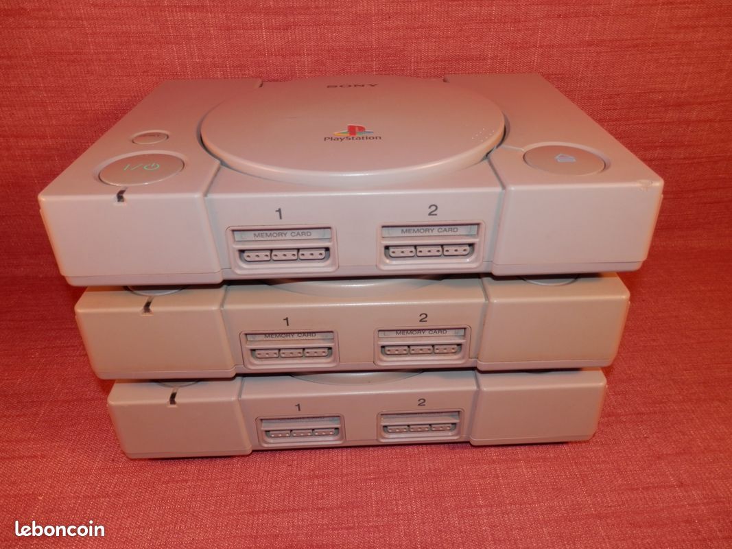 Lot de 3 consoles playstation PS1 HS - Consoles