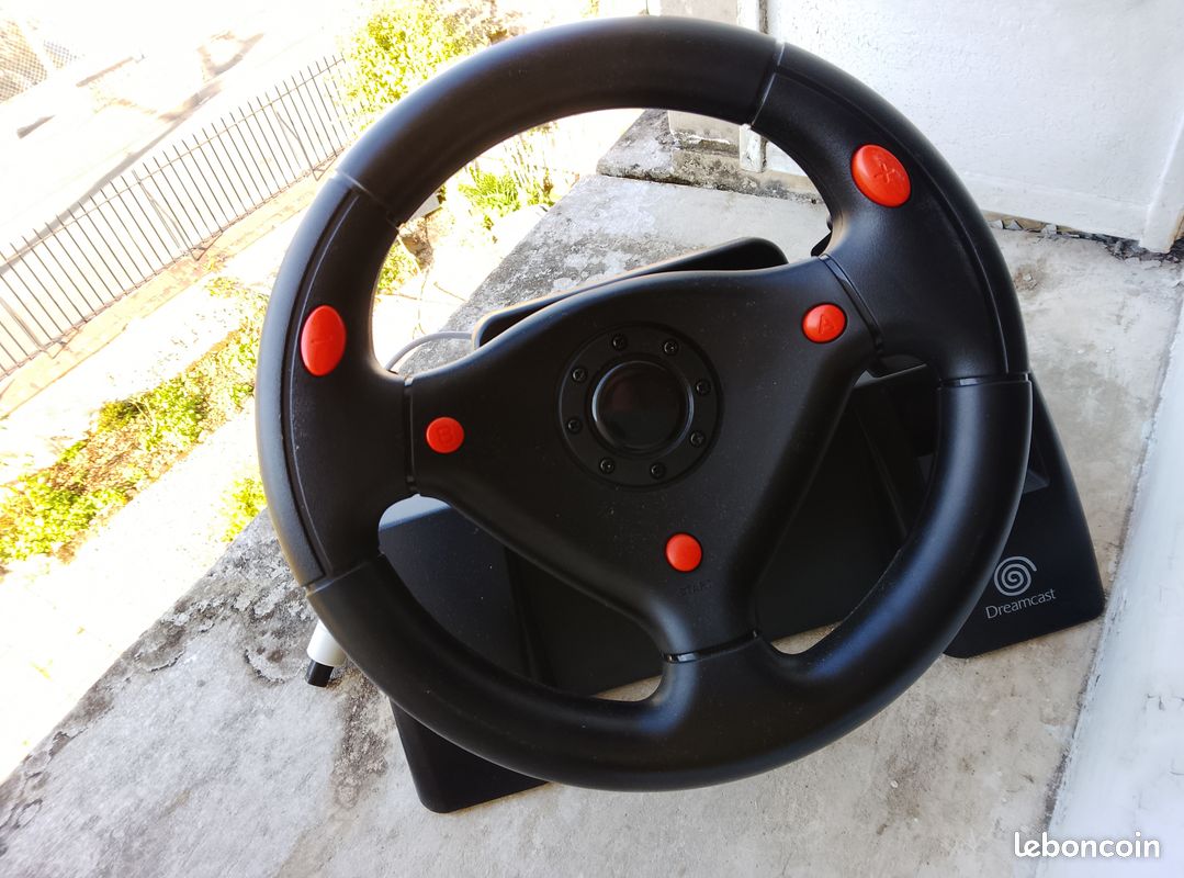 Volant / Racing Controller Officiel Sega Dreamcast HKT-7400 (Jap ...