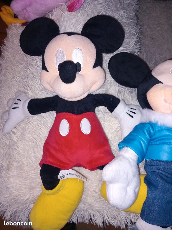Peluche Disney Mickey glace ,Mickey origine et dingo - Jeux & Jouets