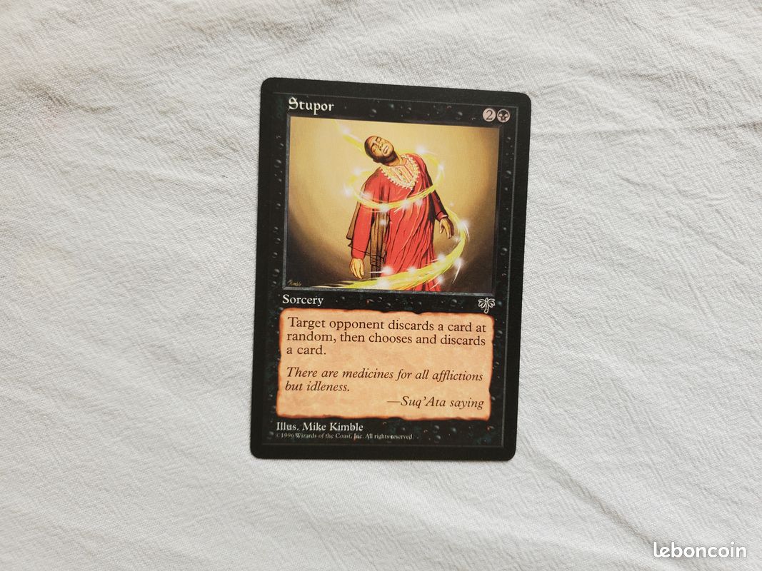 Carte Magic The Gathering Stupor - Collection