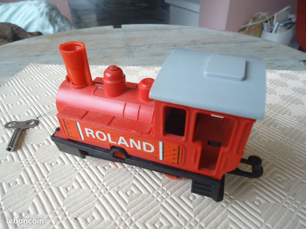 Train a clef locomotive vapeur roland - Jeux & Jouets