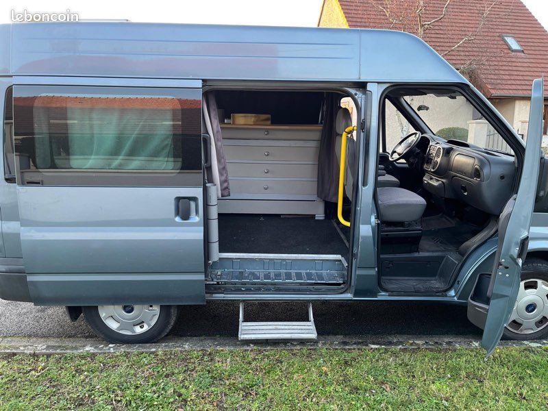 Ford transit aménagé idéal camping car van boîte automatique - Caravaning