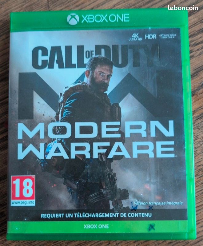 Jeux Xbox one call of duty modern Warfare - Jeux vidéo