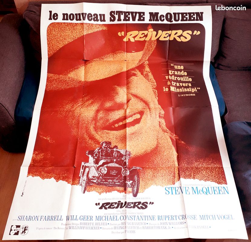 Affiche Cinéma Reivers (Steve McQueen) - DVD - Films