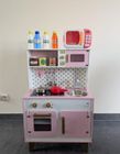 Cuisine En Bois JANOD Candy Chic + Micro-ondes + Lot Dînette Complet ...