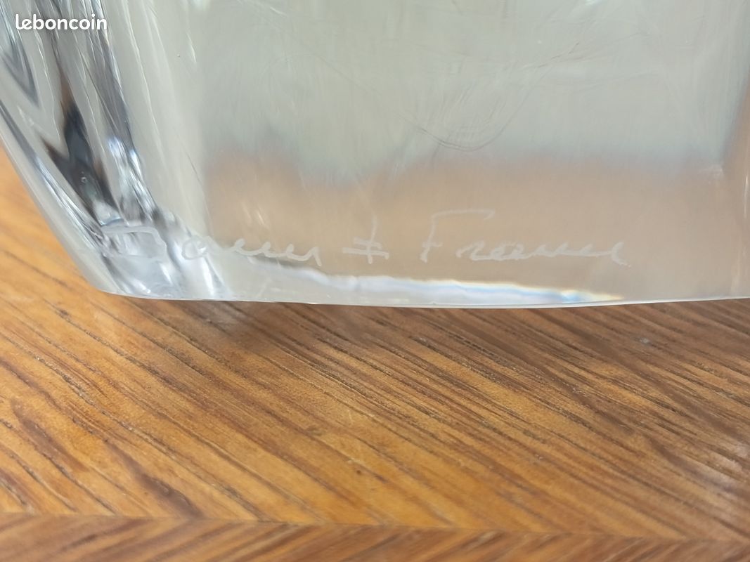 DAUM France Vase en cristal - Décoration