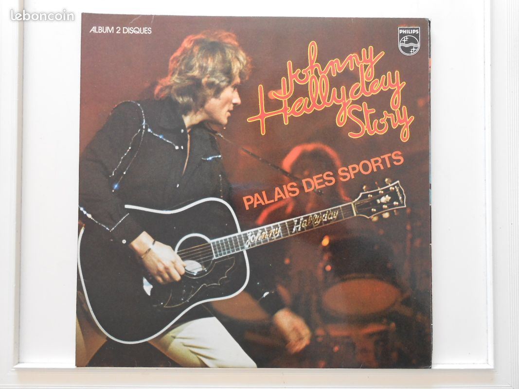 LP 33tr de Johnny Hallyday "Johnny Halliday story (palais des sports ...