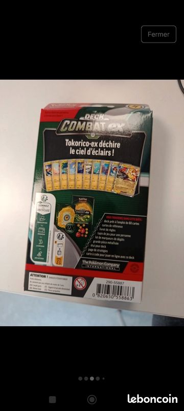 Pokémon deck de combat initiation - Jeux & Jouets