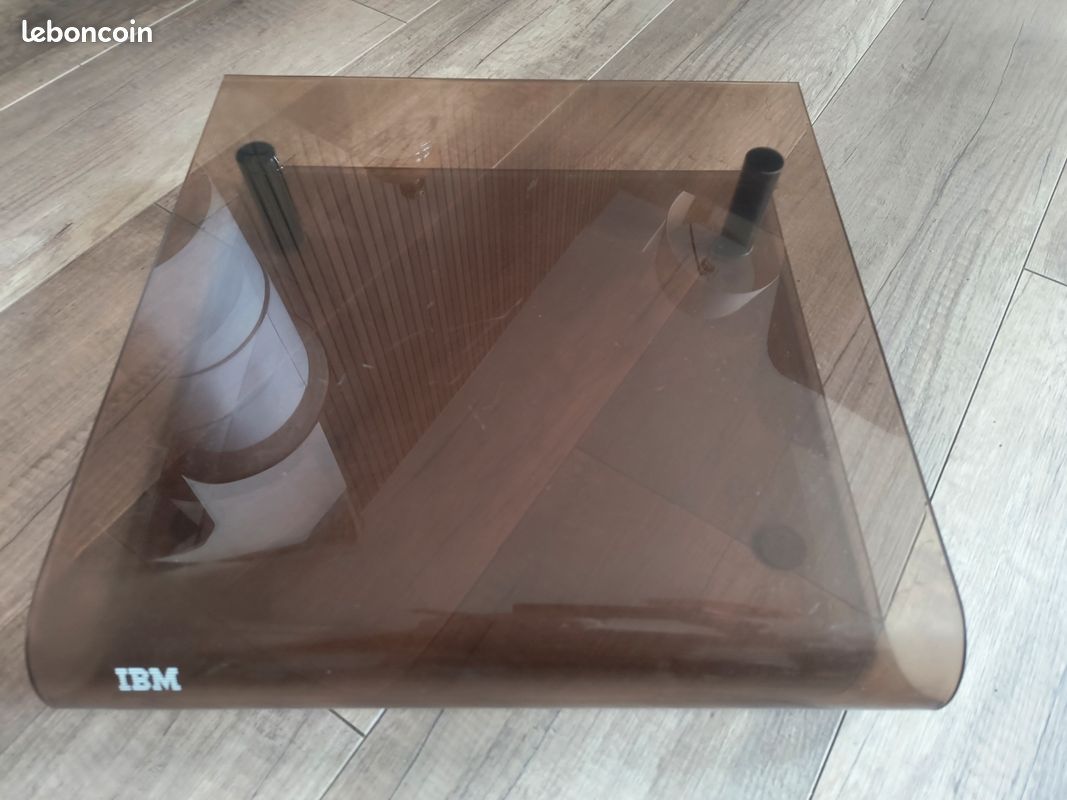 Support pc plexiglas ibm vintage - Collection