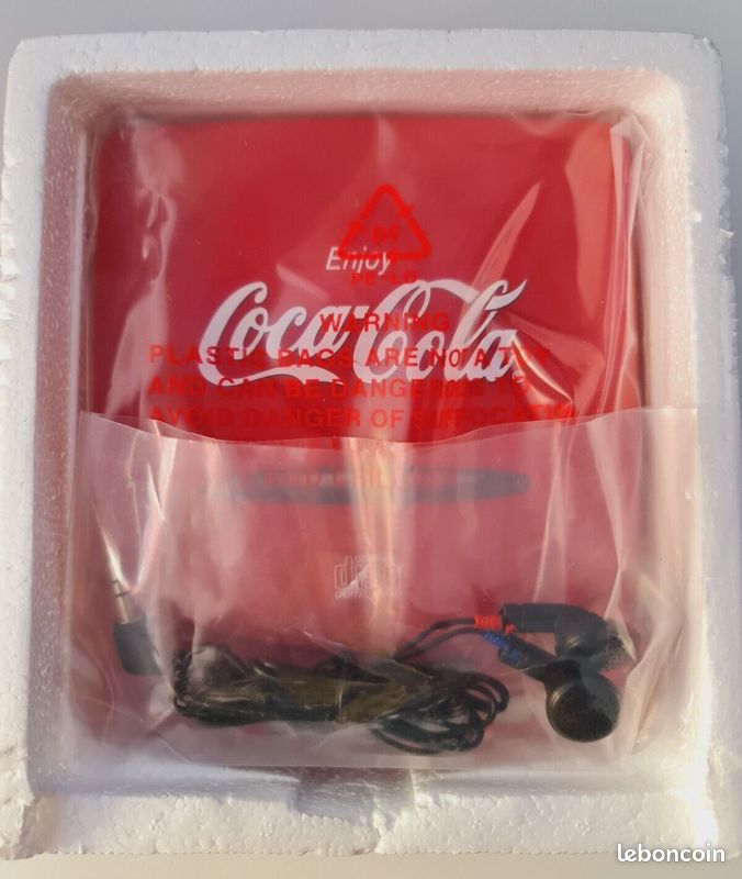 Coca Cola Cd Player Discman en boîte Vintage 1999 NEUF NEW RARE - CD ...