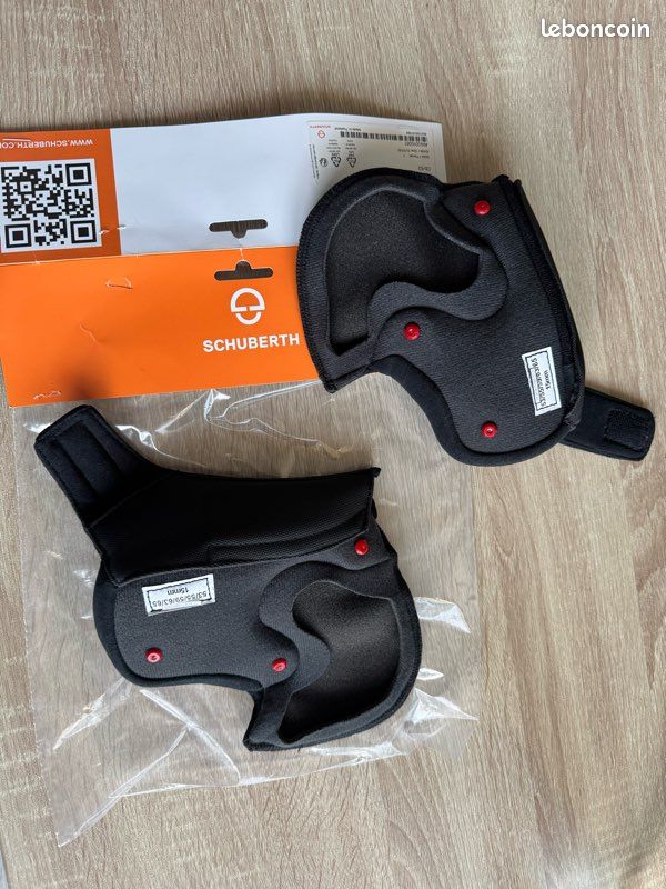 Mousses de joue Schuberth C5 E2 15mm - Équipement auto