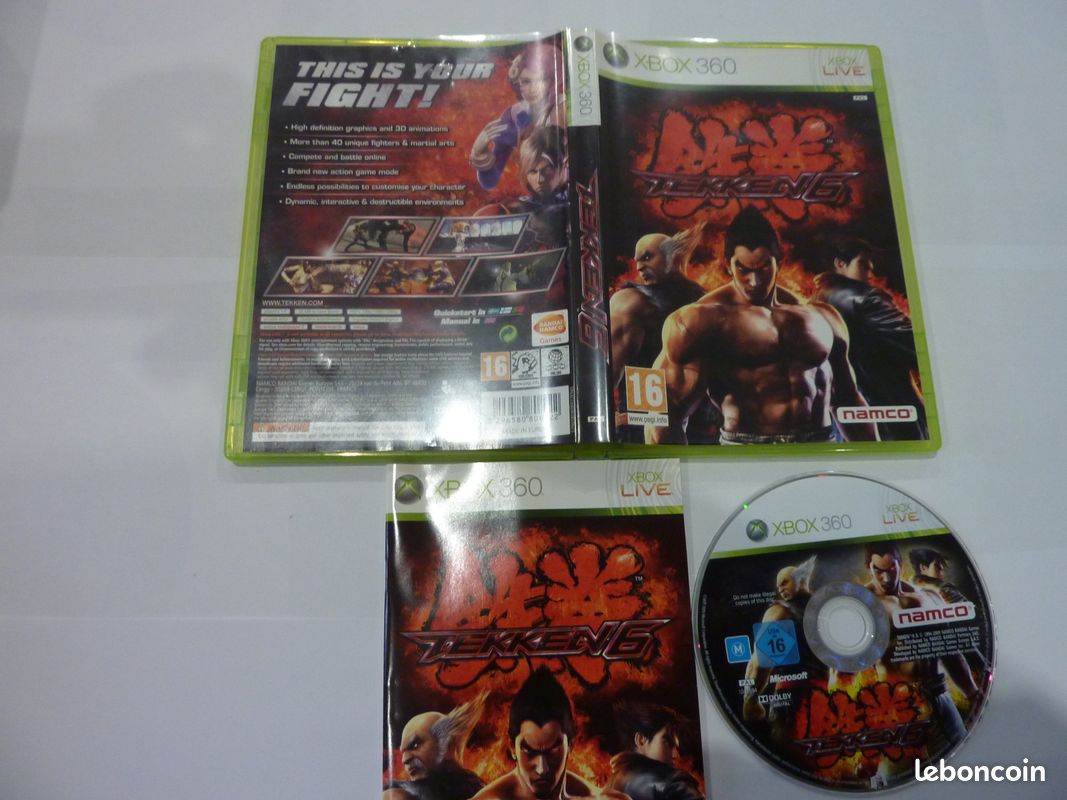 Jeu xbox 360 "TEKKEN 6 " - Jeux vidéo