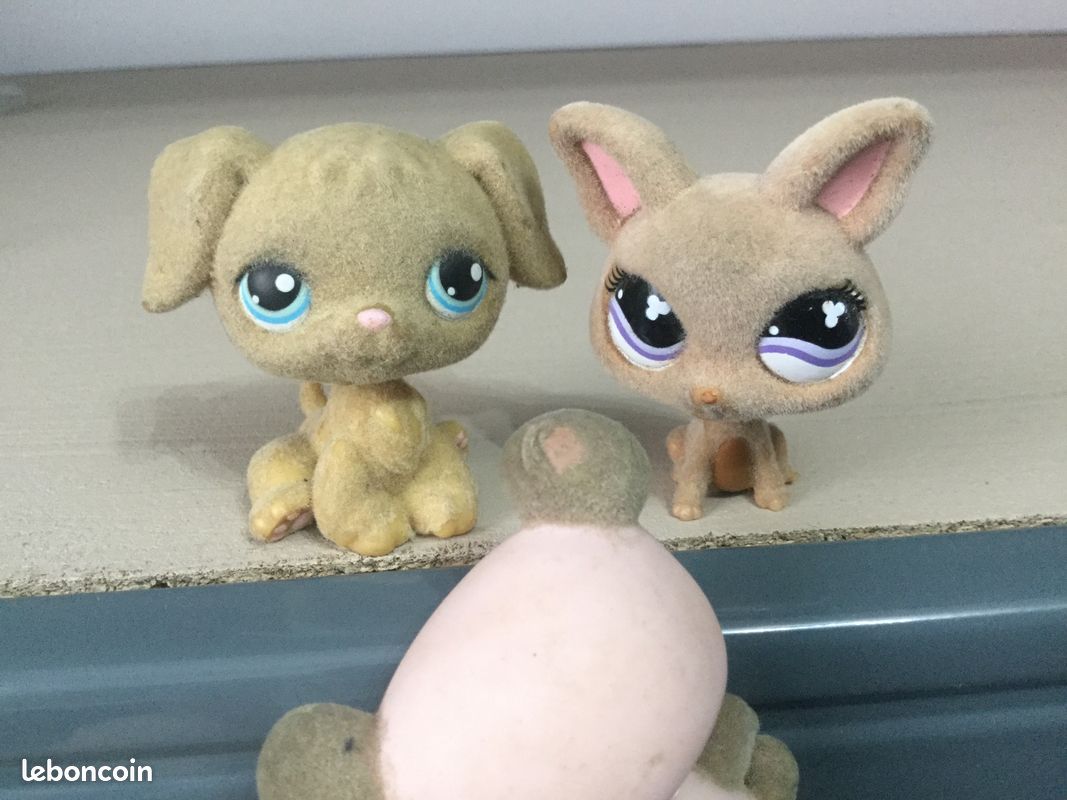 Lot LPS figurines texture velours "Fuzzy Pets" Littlest Petshop - Jeux ...