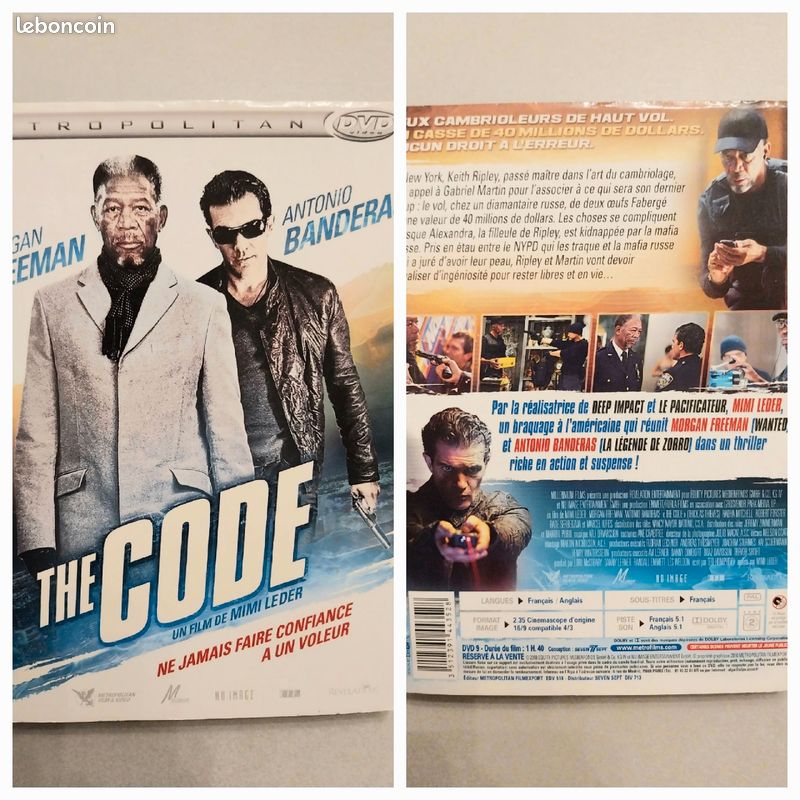 JE VIDE MA MAISON, Dvd the code , ANTONIO BANDERAS, COTCOT - DVD - Films