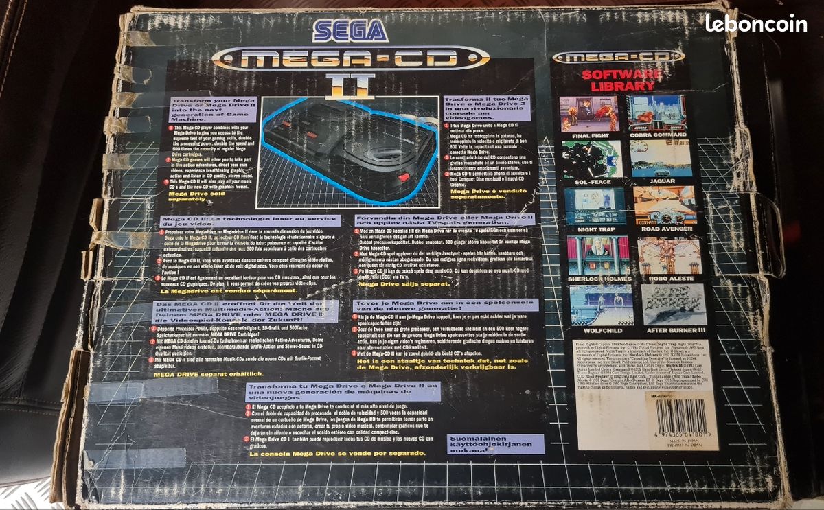 Sega mega cd 2 en boite - Consoles
