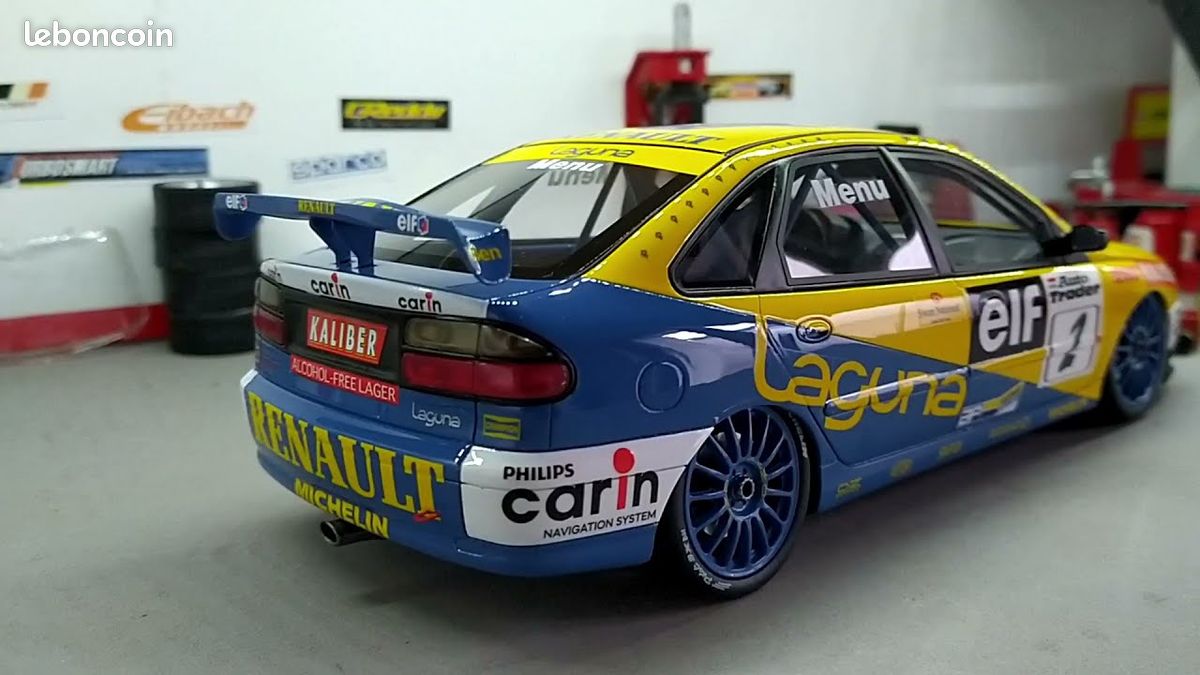 Miniature neuve Renault Laguna BTCC #2 1997 Alain Menu 1/18 Ottomobile ...