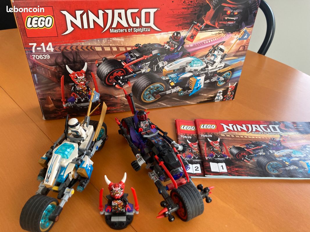 LEGO Ninjago 70639 Complet : La Course de rues en motos - Jeux & Jouets