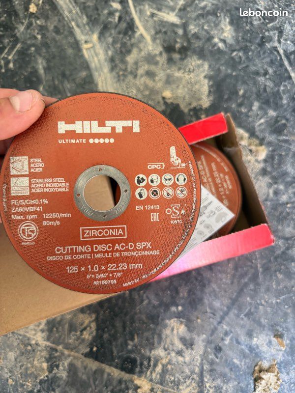 Hilti Boîte de Disque 25 pièce - BTP - Chantier gros-oeuvre