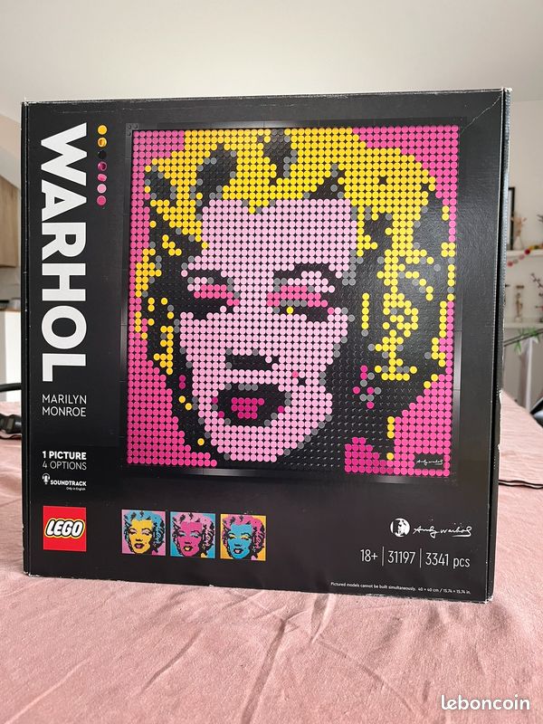 Lego Art 31197 Andy Warhol's Marilyn Monroe - Jeux & Jouets