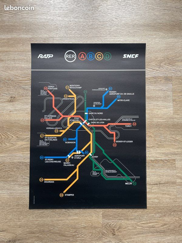 Affiche RATP SNCF - Collection