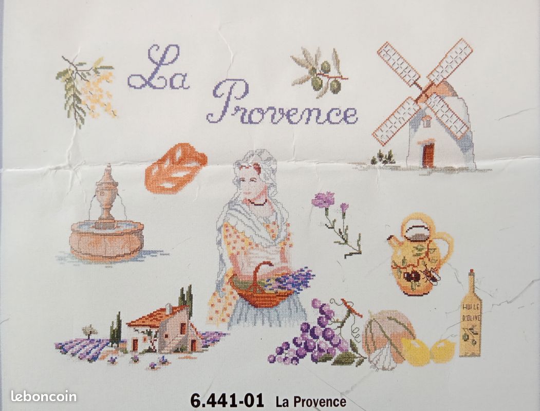Point de Croix " la Provence 6441-01" les heures bleues , Royal paris ...