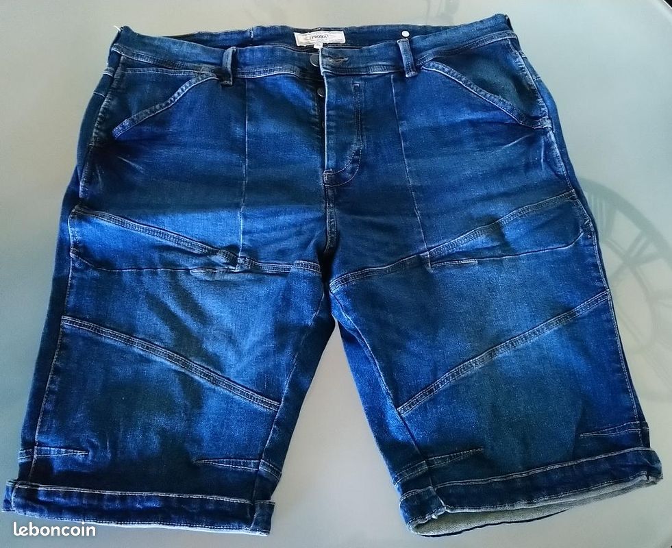Bermuda homme jeans - Vêtements