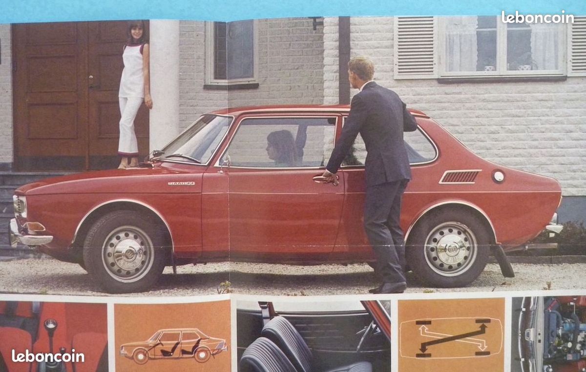 🚗 Catalogue Brochure Prospectus voiture 1968 SAAB 99 - Collection