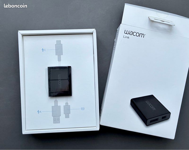 Wacom Link – Adaptateur officiel USB-C / Mini DisplayPort (RARE, quasi ...