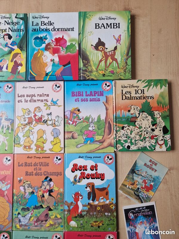 Magnifique collection livres Disney 1980 - Collection
