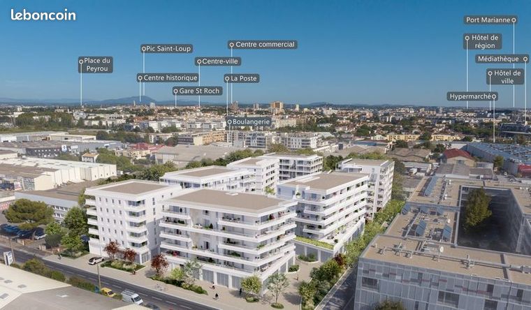 Maison à vendre et vente appartement Montpellier (34000) - leboncoin