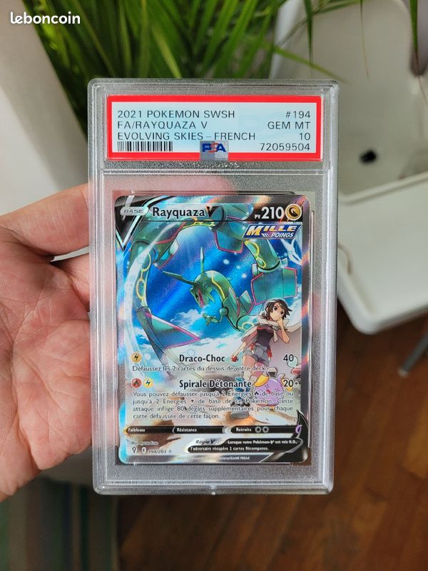 Rayquaza-v 194/203 🇫🇷 PSA 10 - Collection