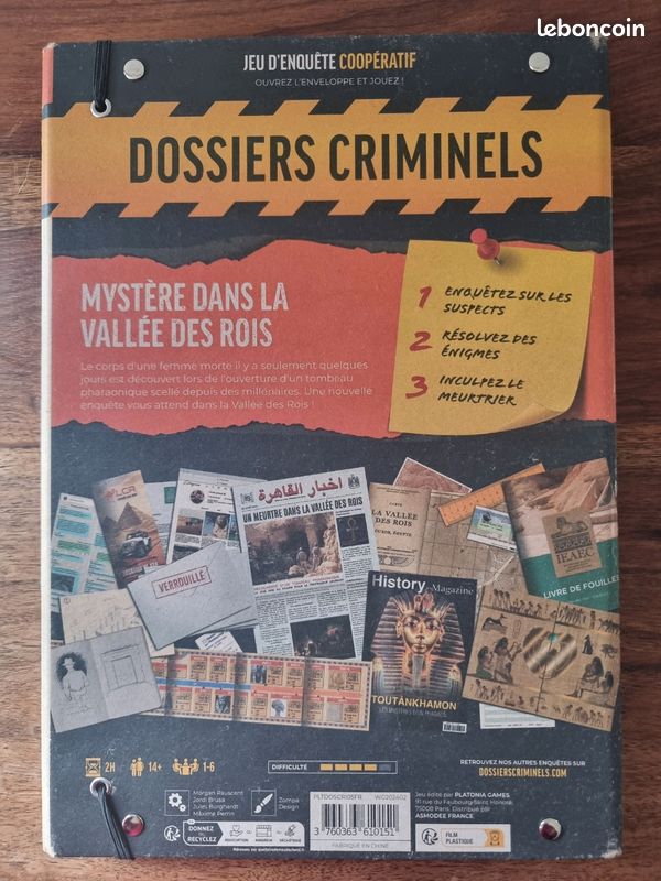 Dossiers criminels - Jeux & Jouets