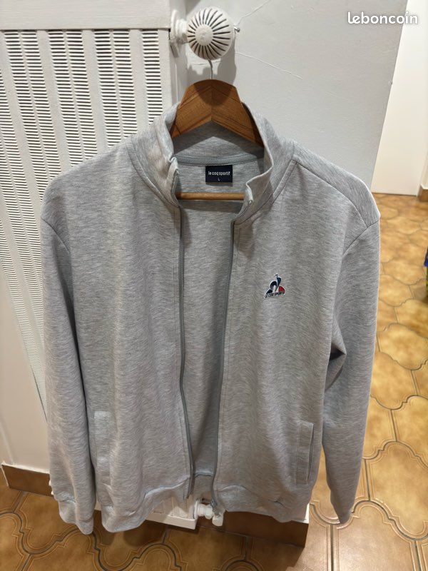 Sweat zippé le coq sportif - Vêtements