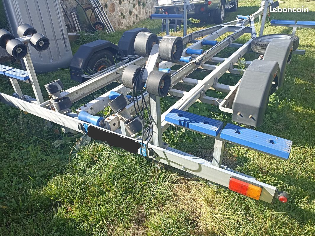 Remorque double essieux 1500 kgs - Nautisme
