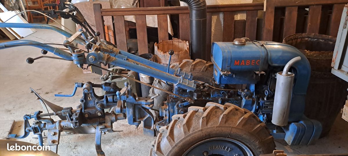 MOTOCULTEUR MABEC + remorque - Matériel agricole