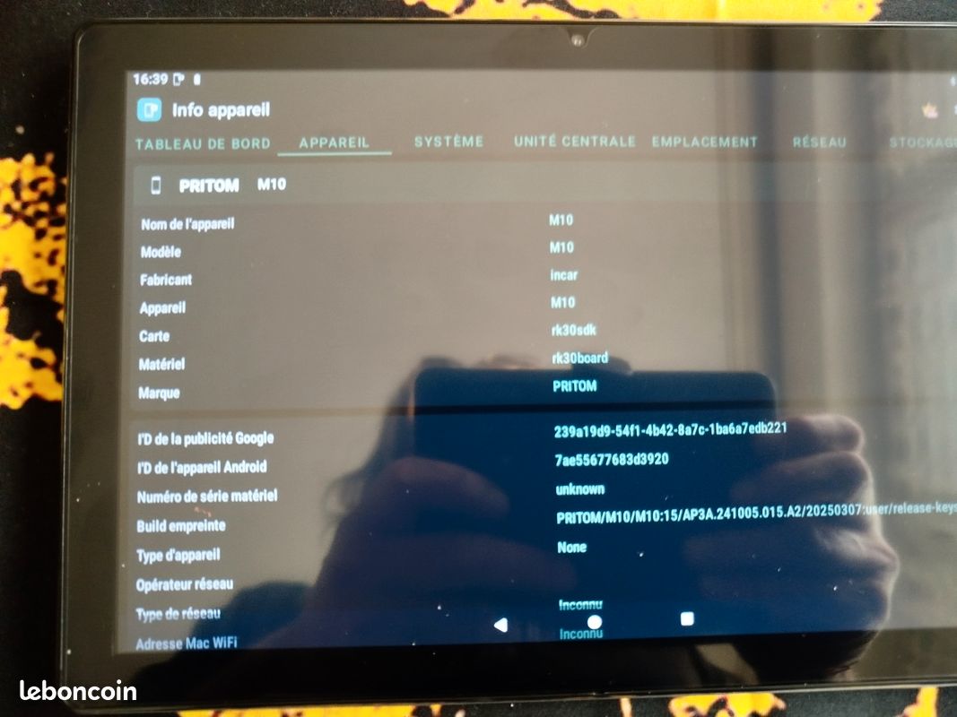 Tablette android 15 - Tablettes & Liseuses