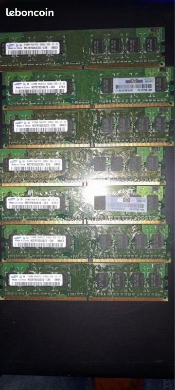 Lot de barrettes ram - Accessoires informatique