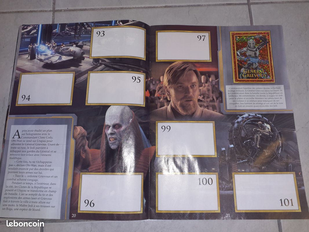 Album merlin sticks Star Wars-la revanche des Sith - Collection