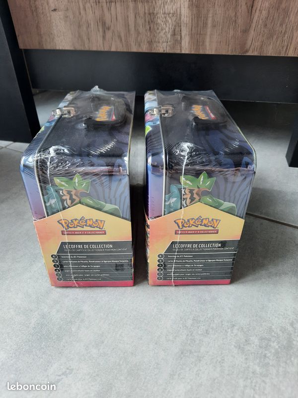 2 Coffret Valisette Pokémon : Pikachu EX - 6 Boosters - Neuf Sous ...