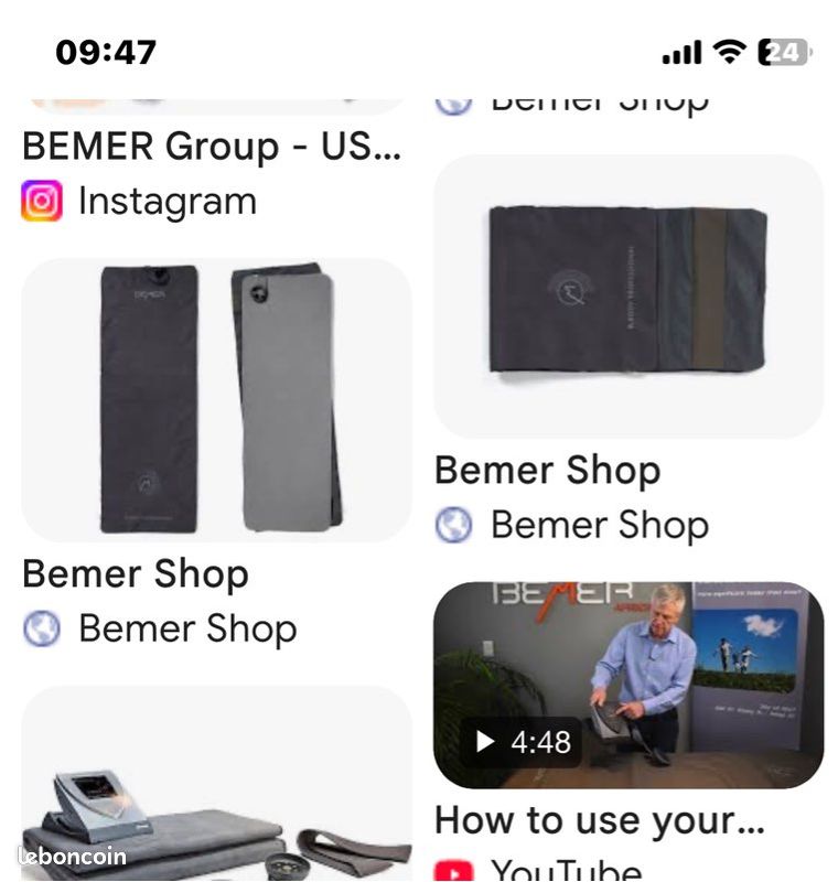 Matelas BEMER Classic premium - Matériel médical