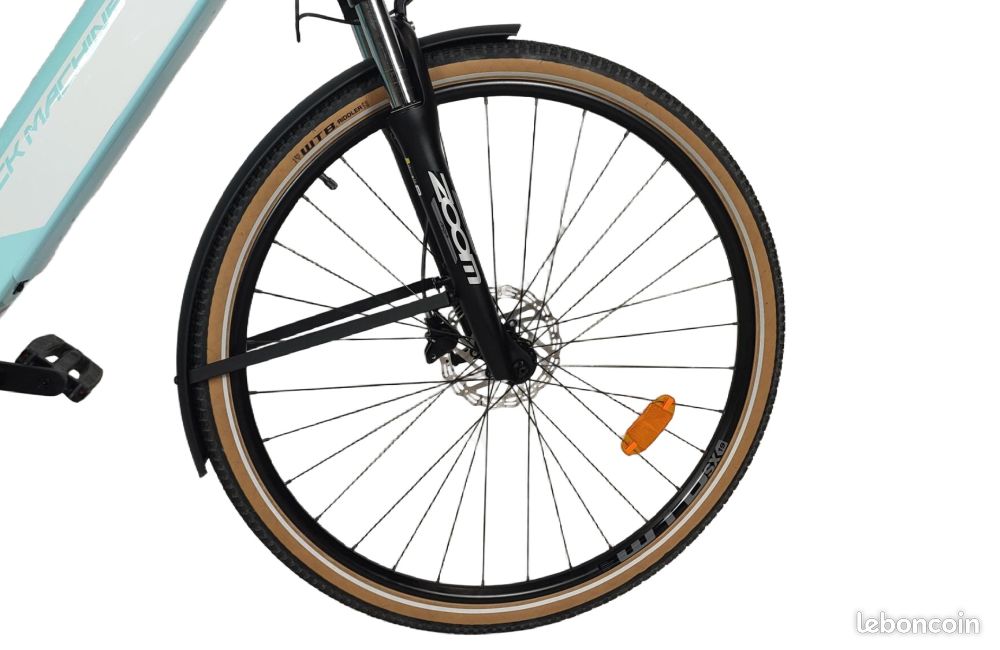 VTC électrique ROCK MACHINE Crossride INT e400B - Bleu clair - Vélos