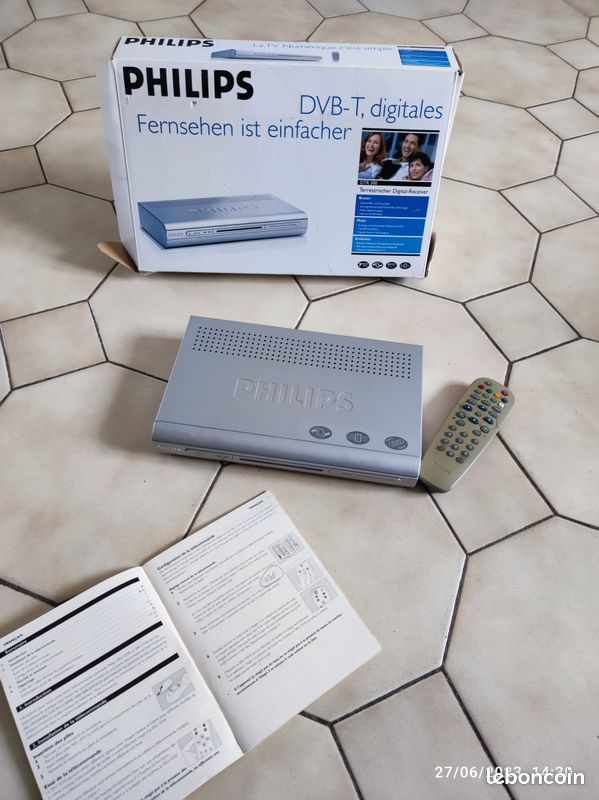 Decodeur tv tnt PHilips DTR 300 - Photo, audio & vidéo