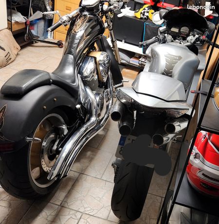 Chopper custom d'occasion - Motos - leboncoin