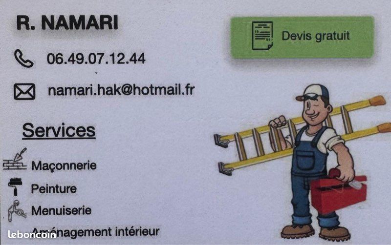Artisan gros œuvre et petits travaux - Autres services