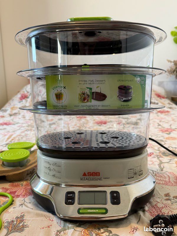 SEB VitaCuisine compact - cuiseur vapeur - Électroménager