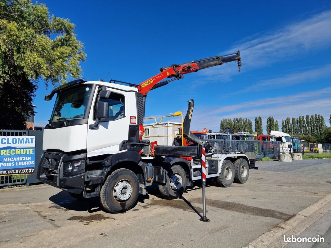 Renault CAMION GRUE RENAULT GAMME K 450 8x4 - Poids lourds