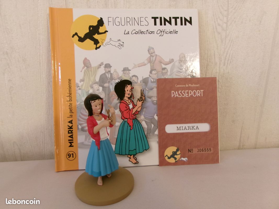 Moulinsart, Figurines Tintin, La collection officielle, N°91 Miarka ...