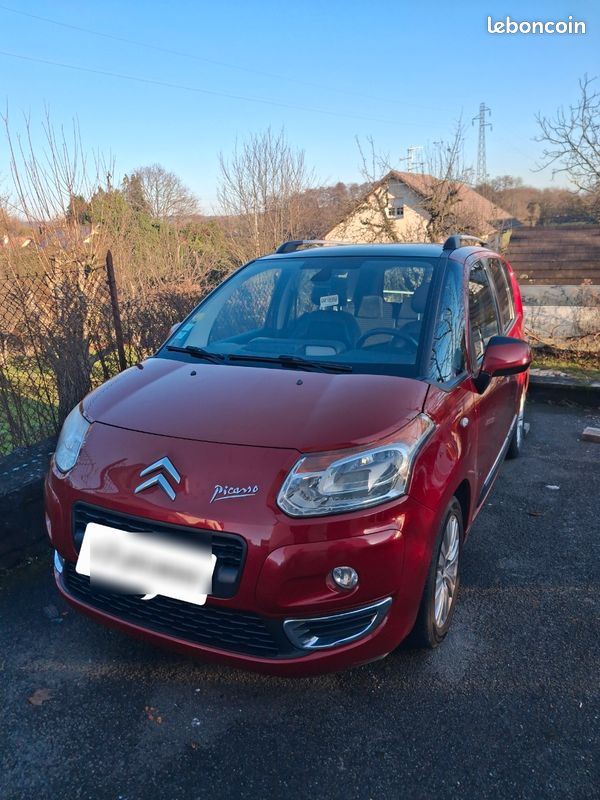 C3 picasso exclusive rouge 1.6 hdi 92cv - Voitures